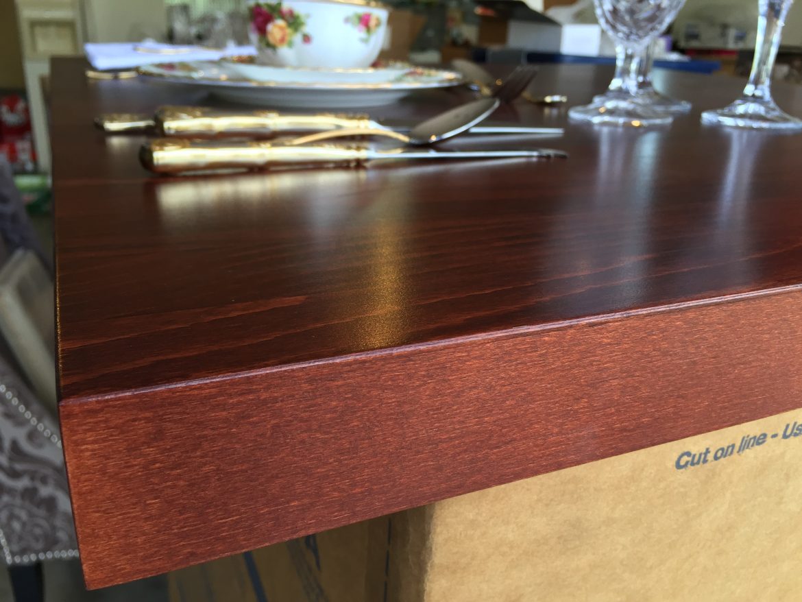 30 x 30 x 1.75 Mahagony Solid Wood Table Top – Restaurant Solid Wood ...